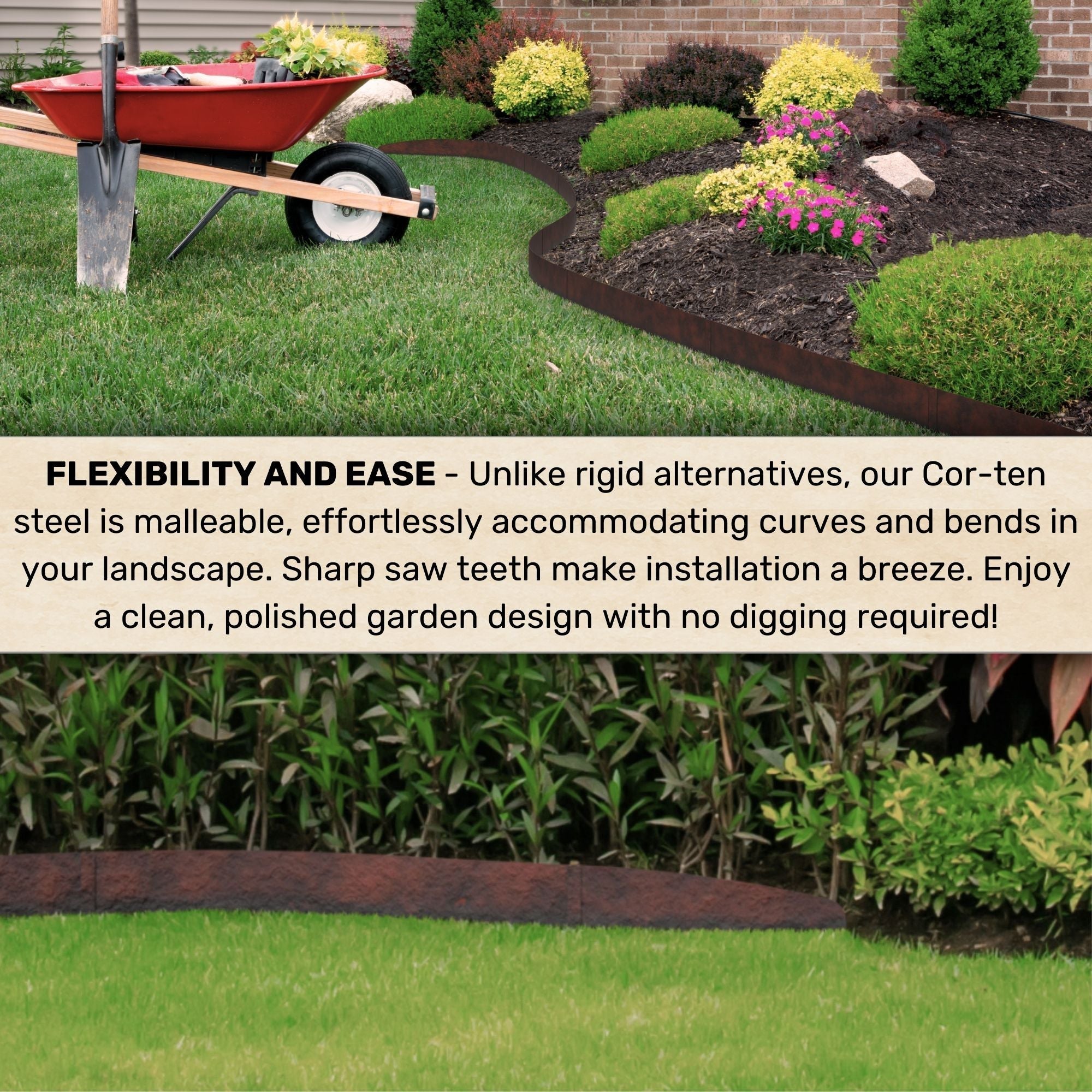 Lawn Edging Kit | Durable Garden Edging | Lawn Border