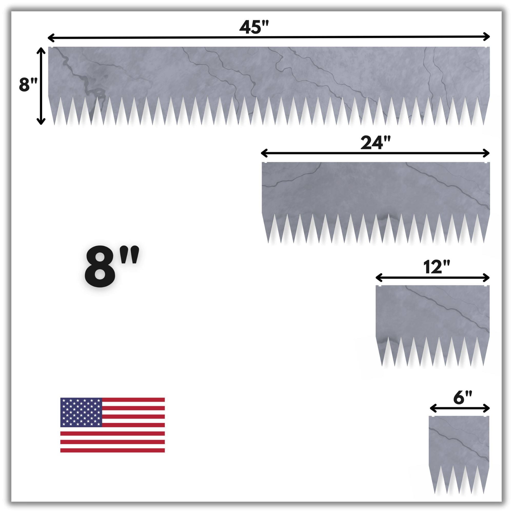 Custom Lawn Edging | Custom Length Edging | Lawn Border