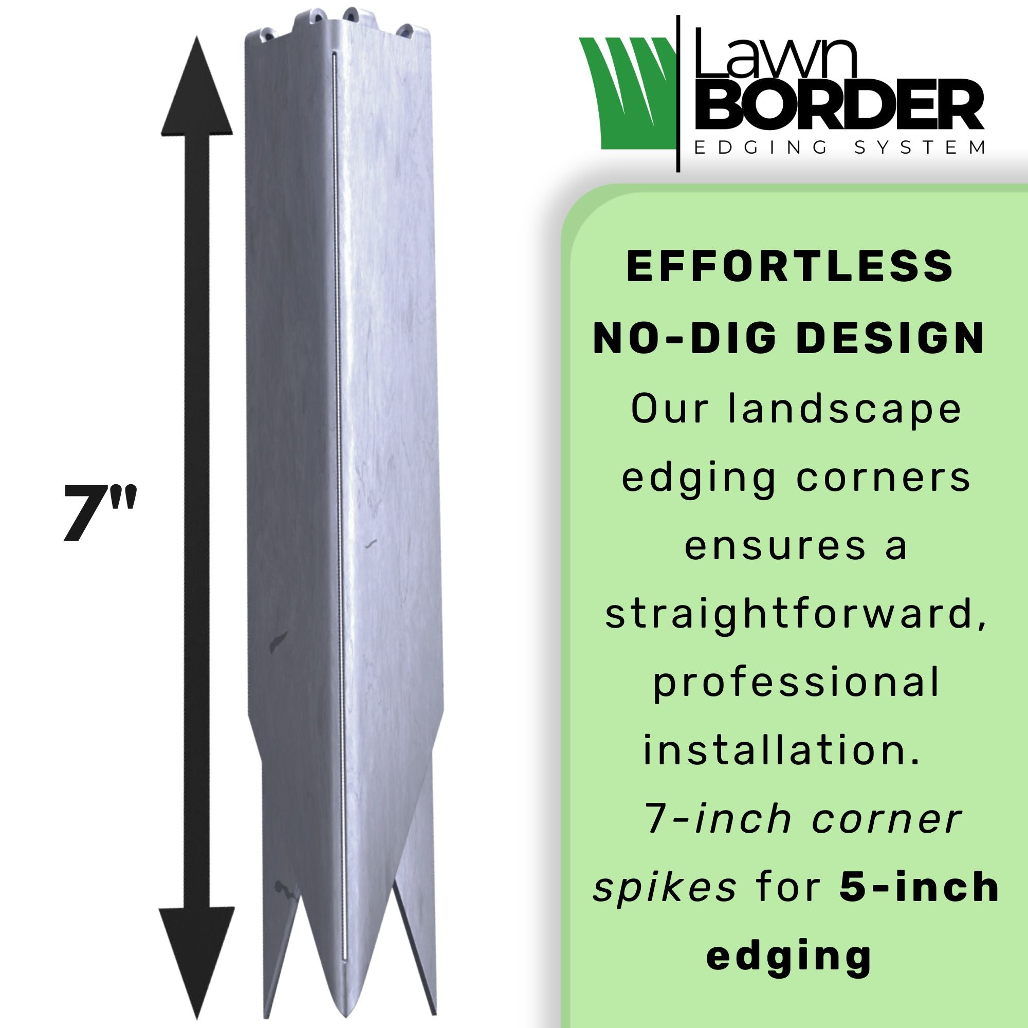 Lawn Edging Connector Spike | Lawn Edging Spike | Lawn Border