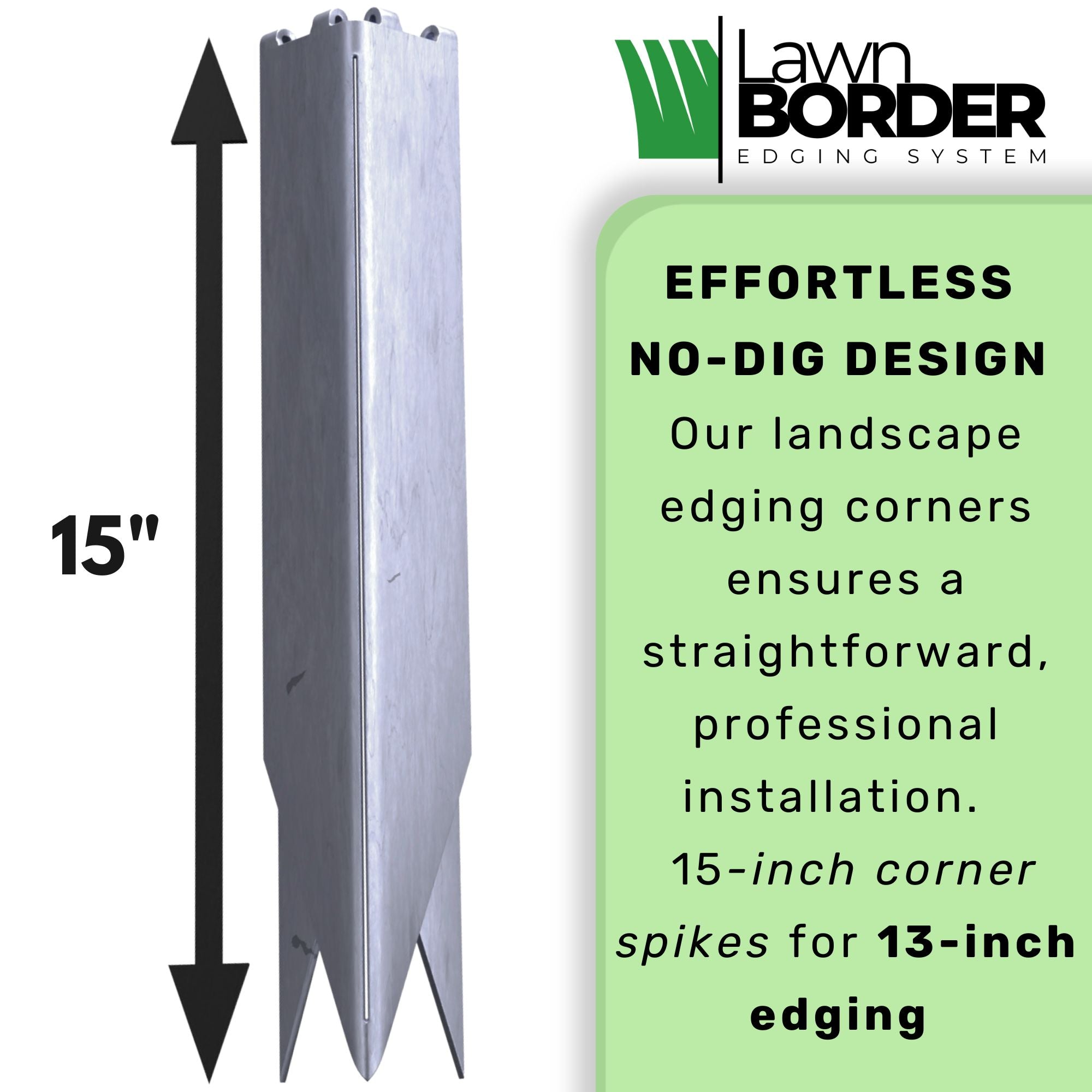 Lawn Edging Connector Spike | Lawn Edging Spike | Lawn Border
